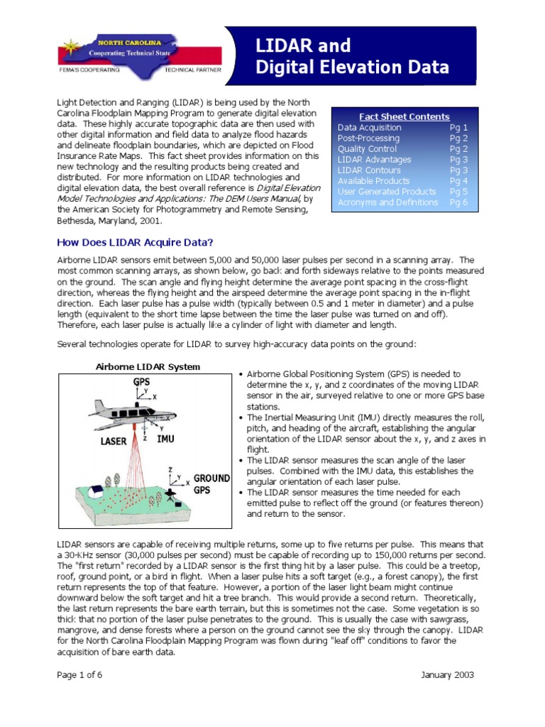 Lidar Basics | PDF | Science & Mathematics | Technology & Engineering
