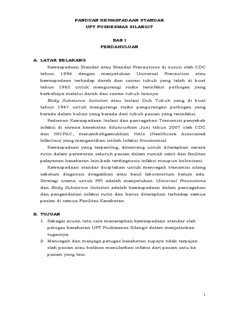 7.6.2.5 Panduan Kewaspadaan Universal (2) (PRINT) | PDF 7.6.2.5 Panduan Kewaspadaan Universal (2) (PRINT) | PDF