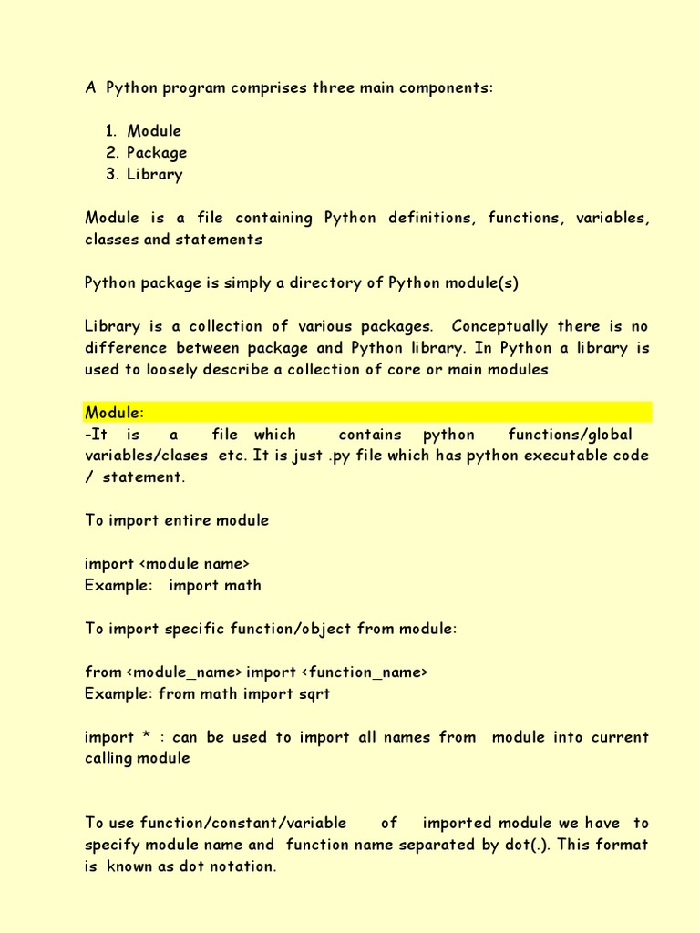 5 Pdf Namespace Modular Programming