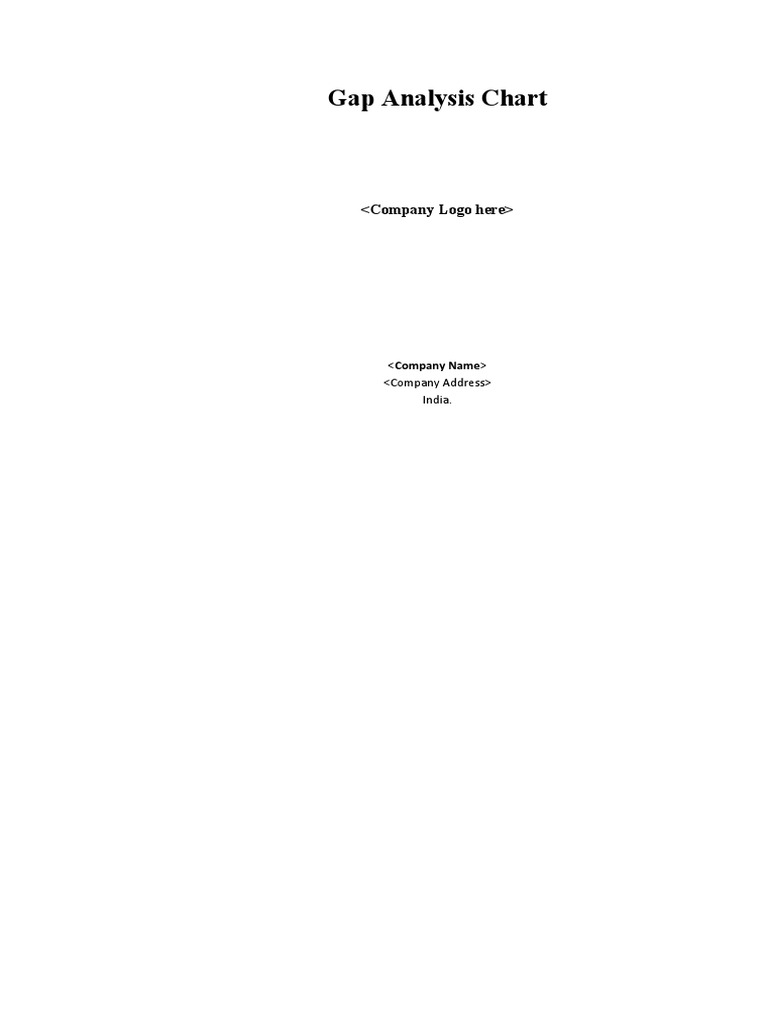 Gap Analysis Chart | PDF