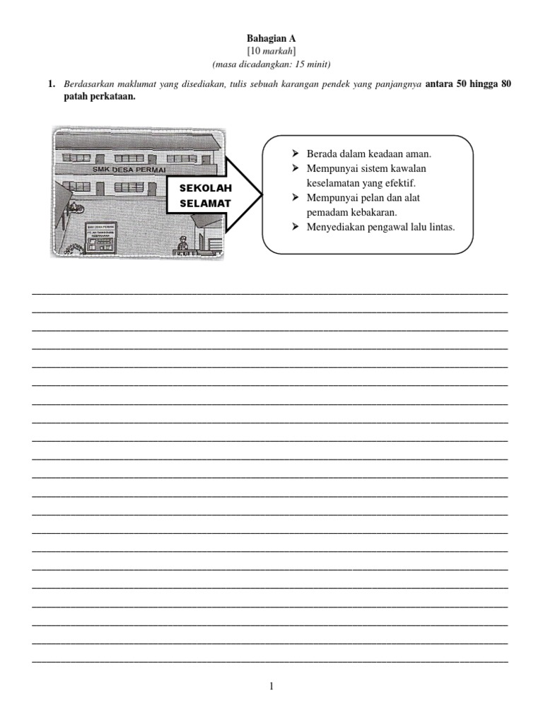 SOALAN PEPERIKSAAN BM K2 Tingkatan 3 | PDF