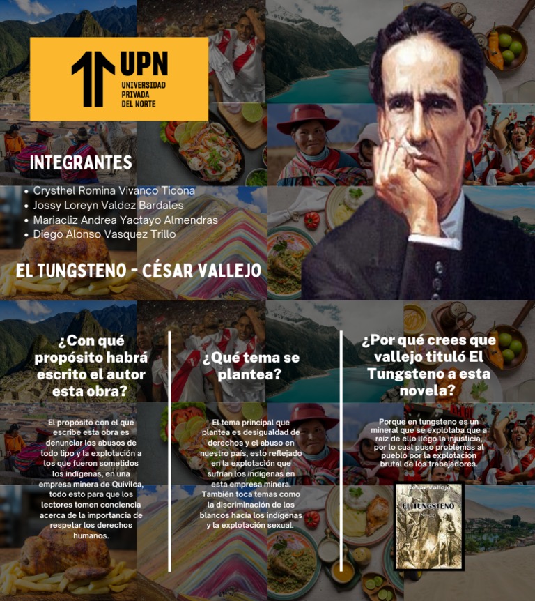 El Tungsteno - César Vallejo Grupo16 | PDF