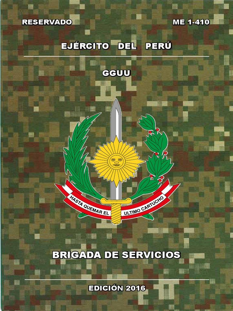 Me 1-410 Brigada de Servicios 2016 | PDF | Personal (militar) | Armada ...