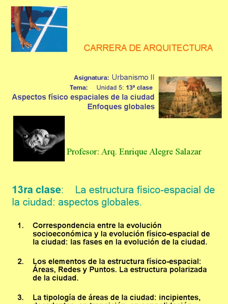 13a Clase Estruc - FisicoEspacial Global Urb II | PDF | Ciudad | Industrialización