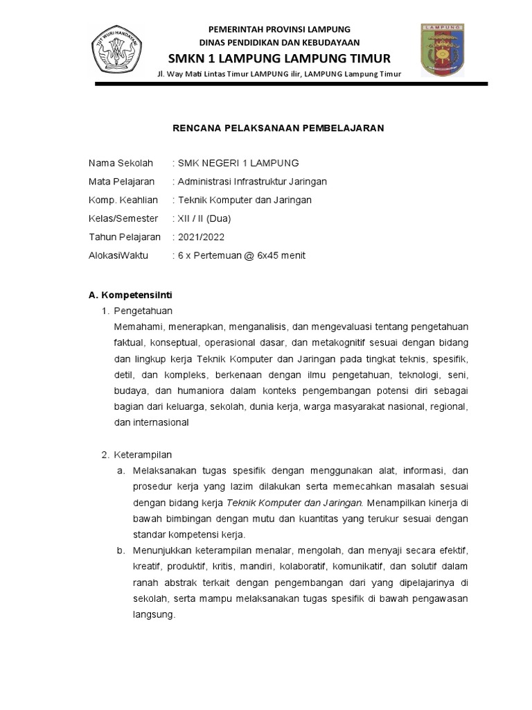 RPP AIJ KD 3.16 Load Balancing | PDF