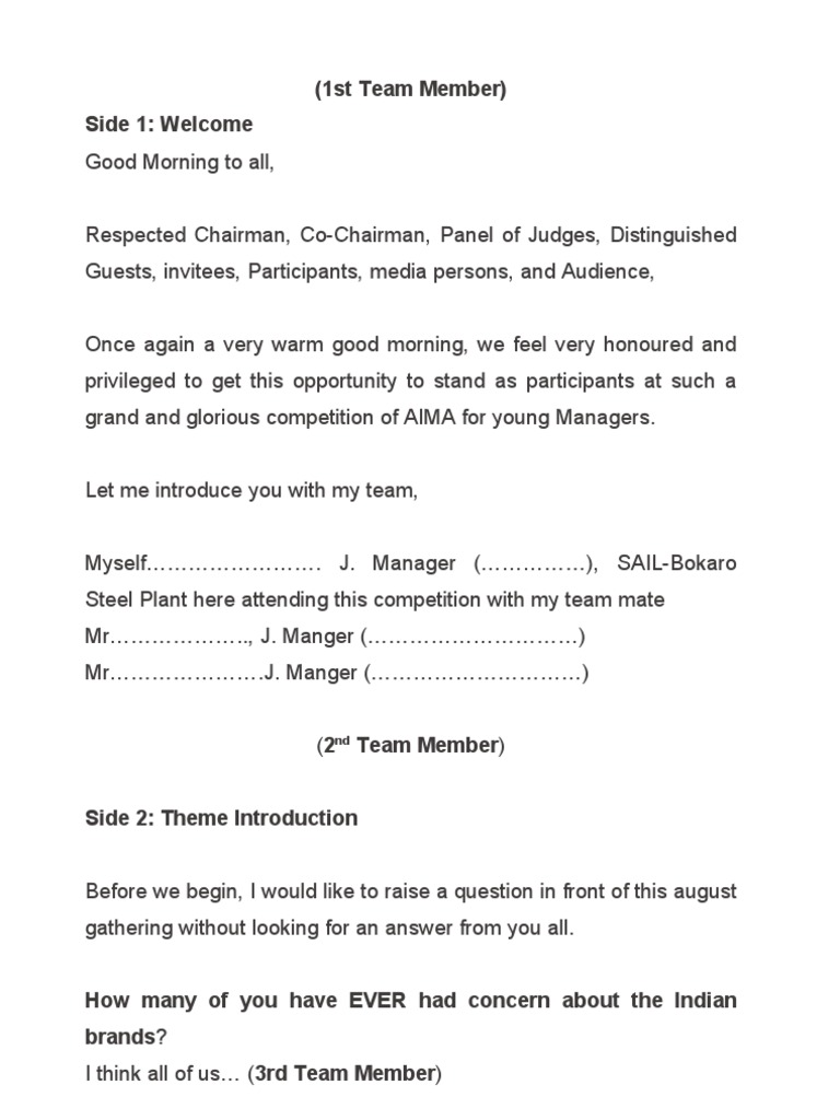 Script Aima | PDF | Multinational Corporation | Brand