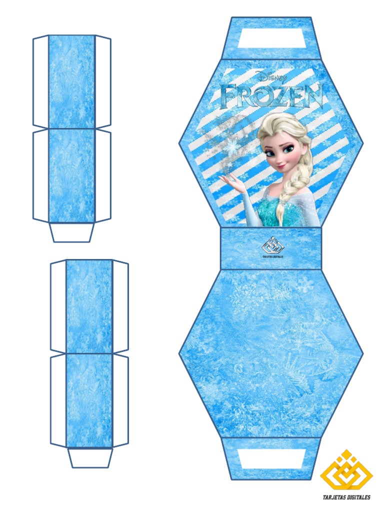 Caja Hexagonal Frozen | PDF