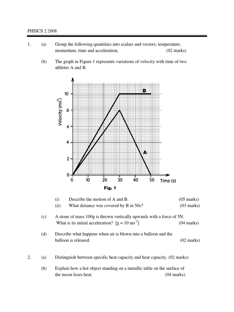 Uce Physics Paper Two 2008 | PDF | Radioactive Decay | Refraction