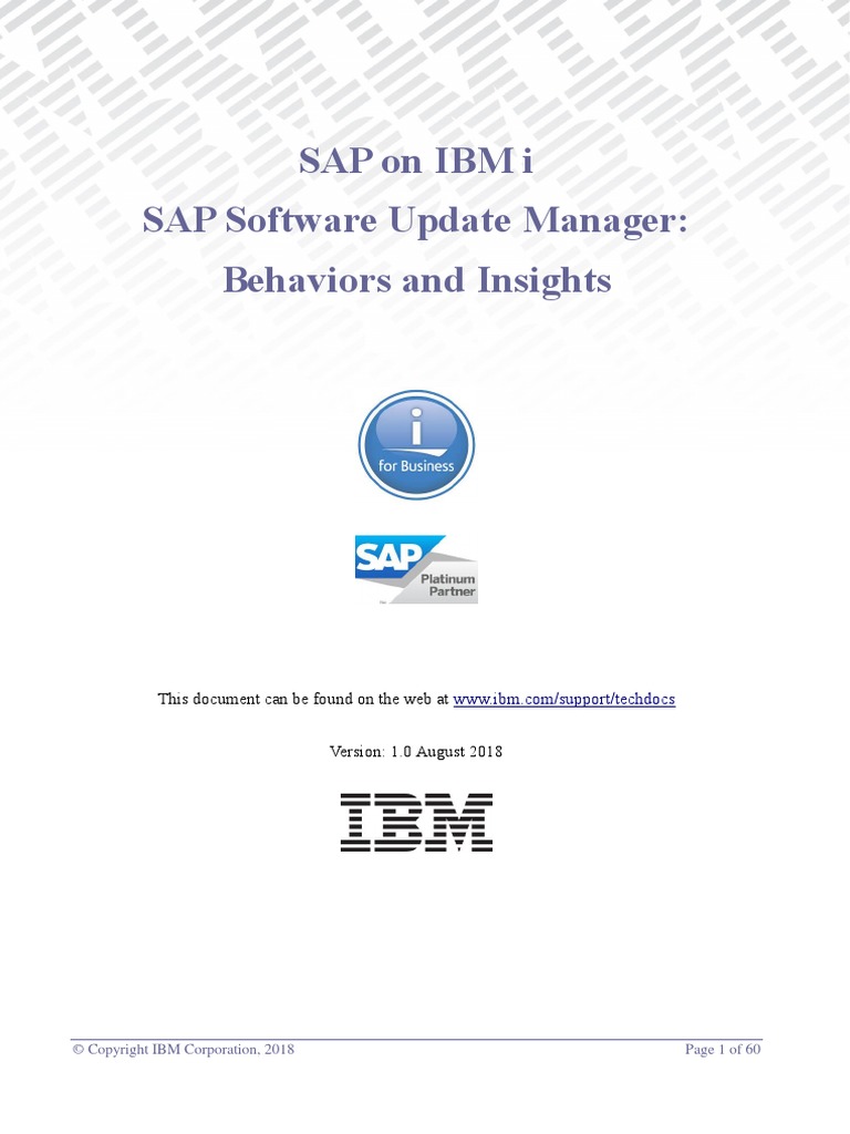 SAP On IBM I Upgrade White Paper Final | PDF | Java Virtual Machine | Java (Programming Language)