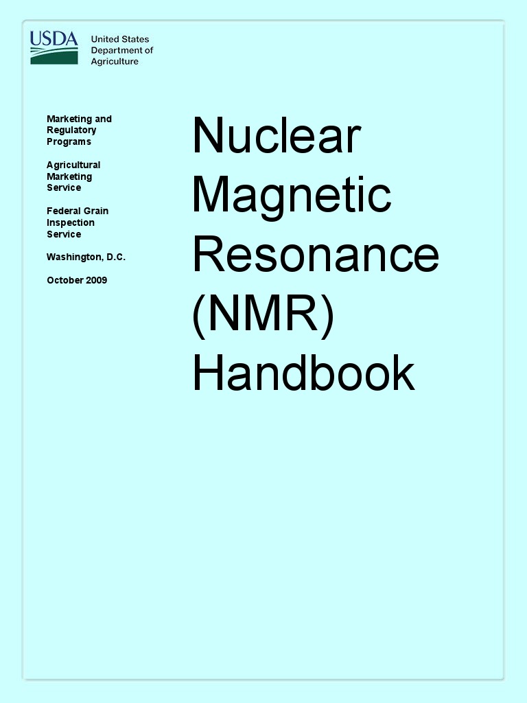 NMRHB | PDF | Nuclear Magnetic Resonance