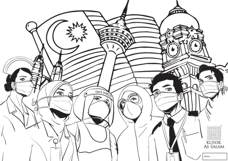 Merdeka - Coloring | PDF