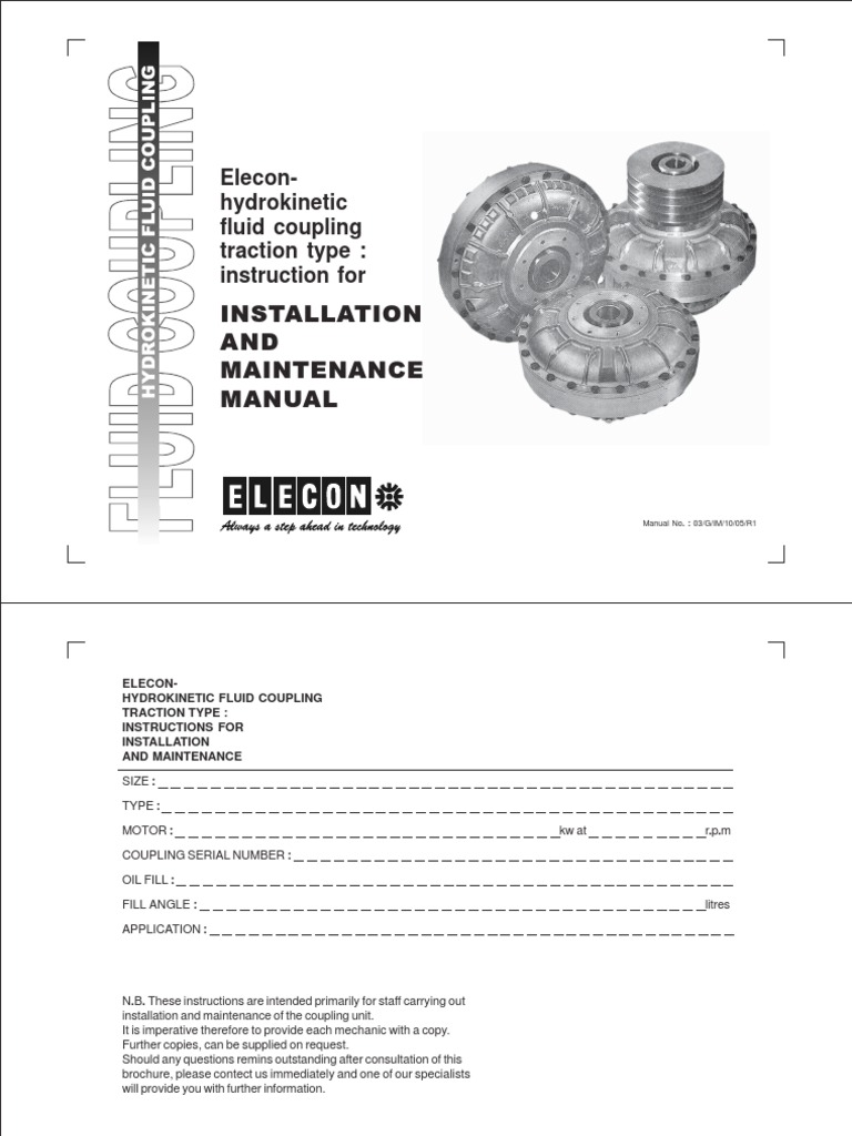 Fluid Coupling12 | PDF