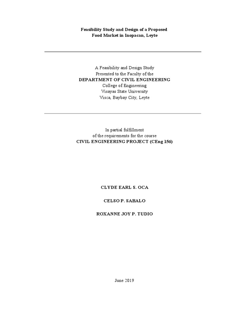 Manuscript - CE PROJECT | PDF | Cost–Benefit Analysis | Feasibility Study