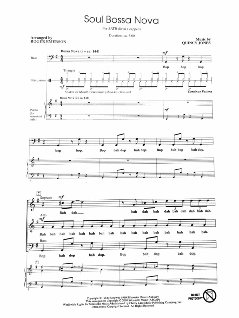 Soul Bossa Nova | PDF