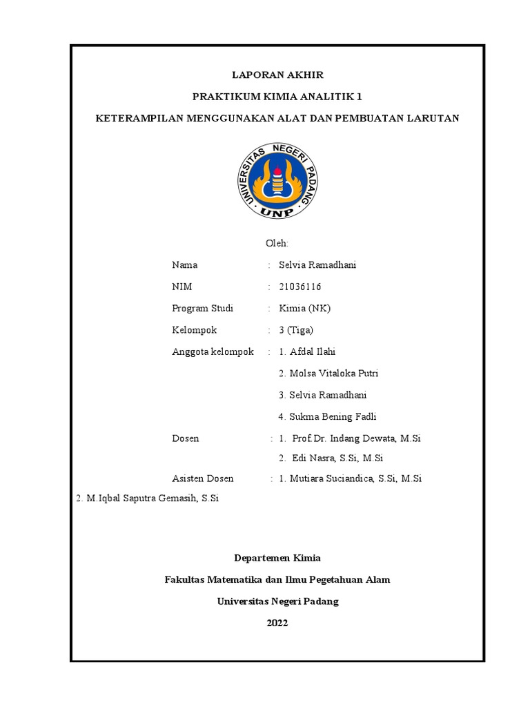 Cover Kimia 1 | PDF