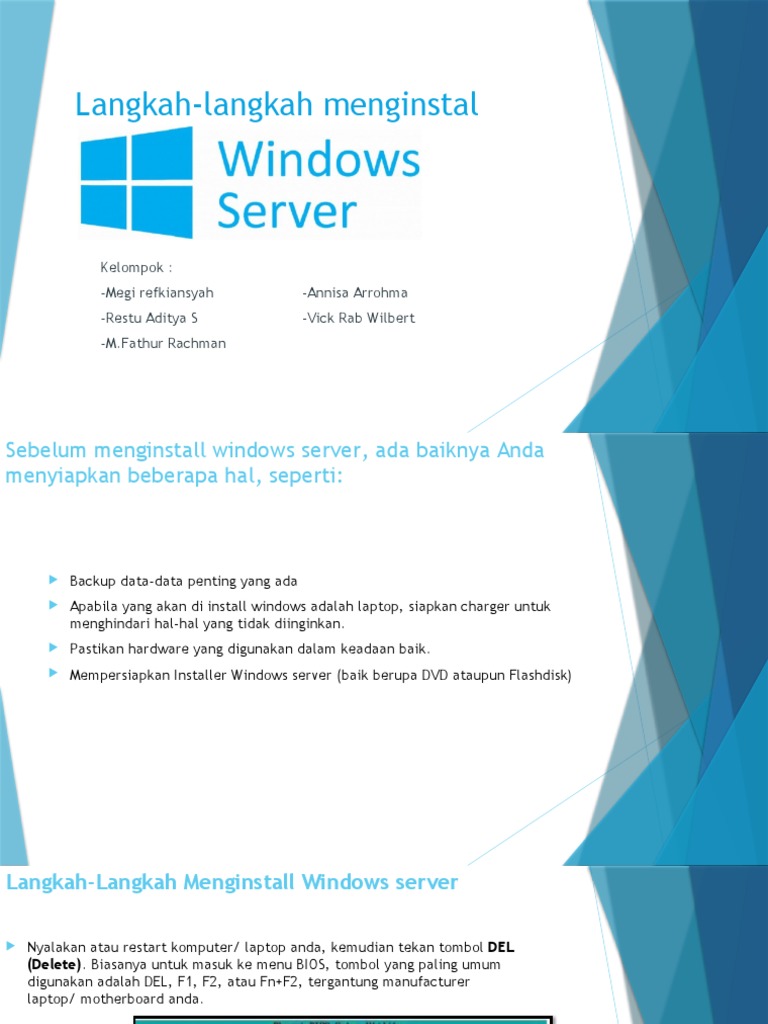 Langkah-Langkah Menginstal Windows | PDF