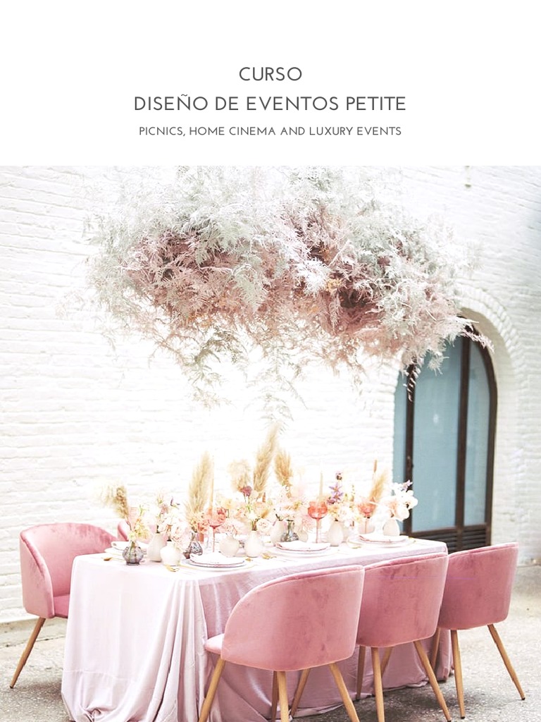 FICHA DISEÑO DE EVENTOS PETITE Bodas | PDF | Diseño | Aprendizaje