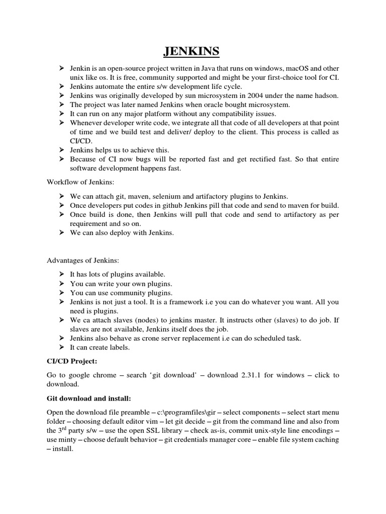 Jenkins | PDF | Software | Computing