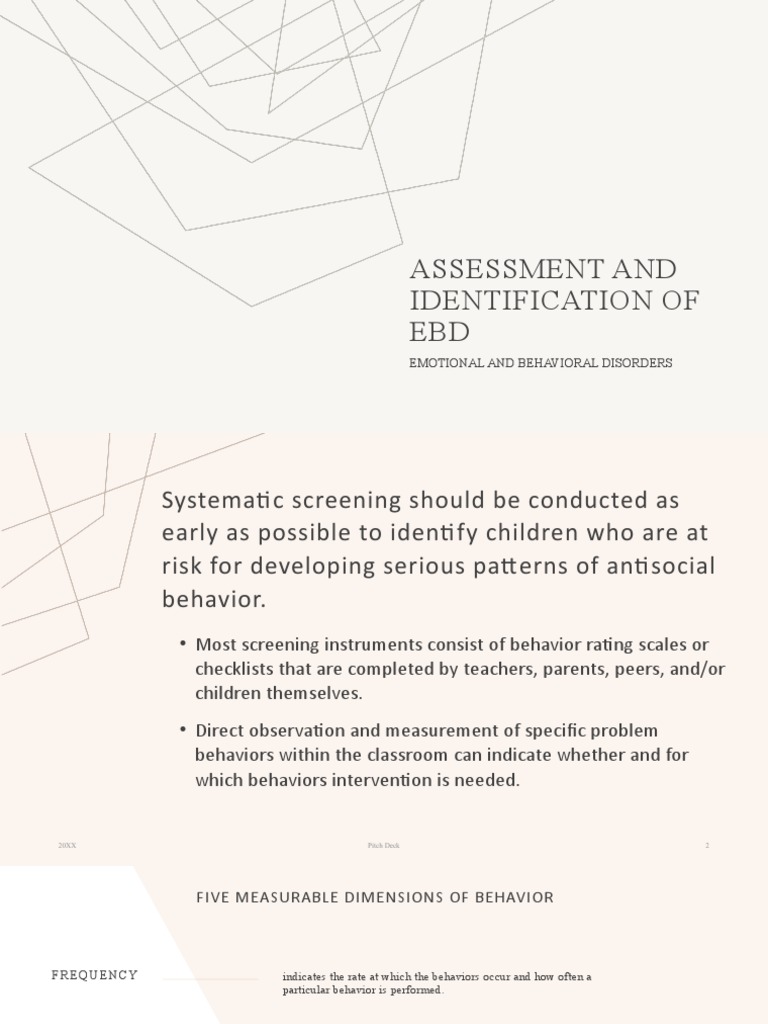 Assessment and Identification of Ebd | PDF | Reinforcement | Cognitive Science