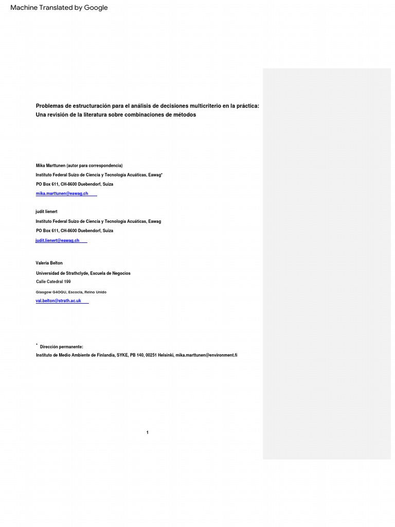 Marttunen Etal EJOR2017 Structuring Problems For Multi Criteria ... Marttunen Etal EJOR2017 Structuring Problems For Multi Criteria ...