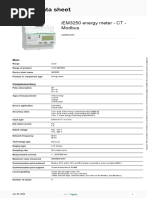 Product Datasheet - IEM3255 | PDF | Electricity | Manufactured Goods