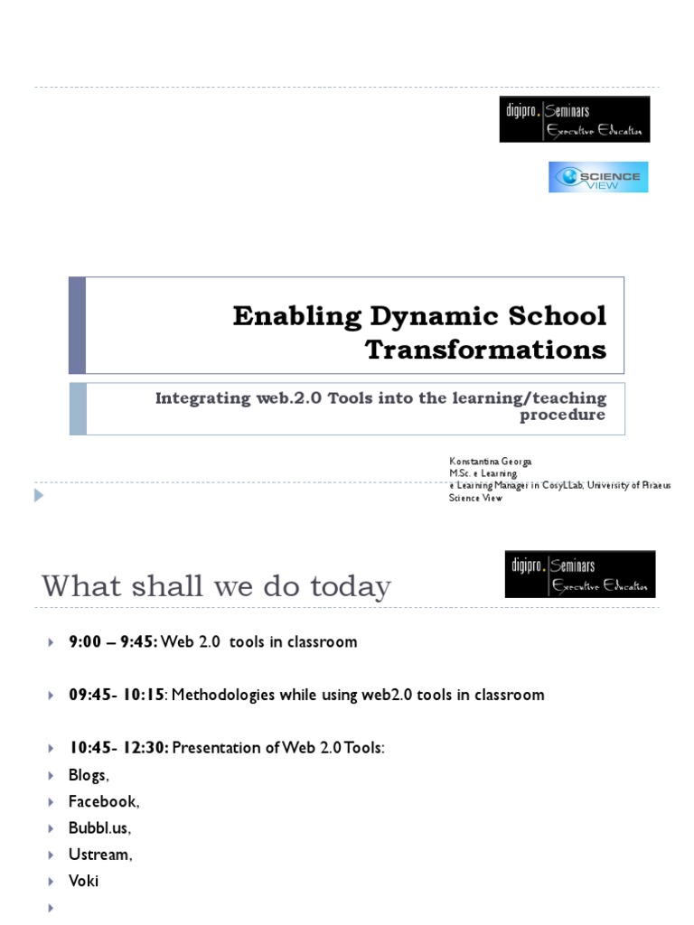 Integrating Web 2.0 Tools in Education | PDF | Tag (Metadata) | Web 2.0