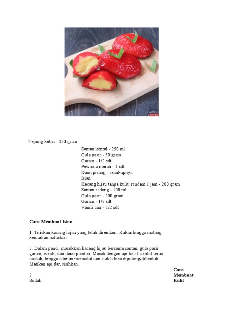 Resep Kue | PDF