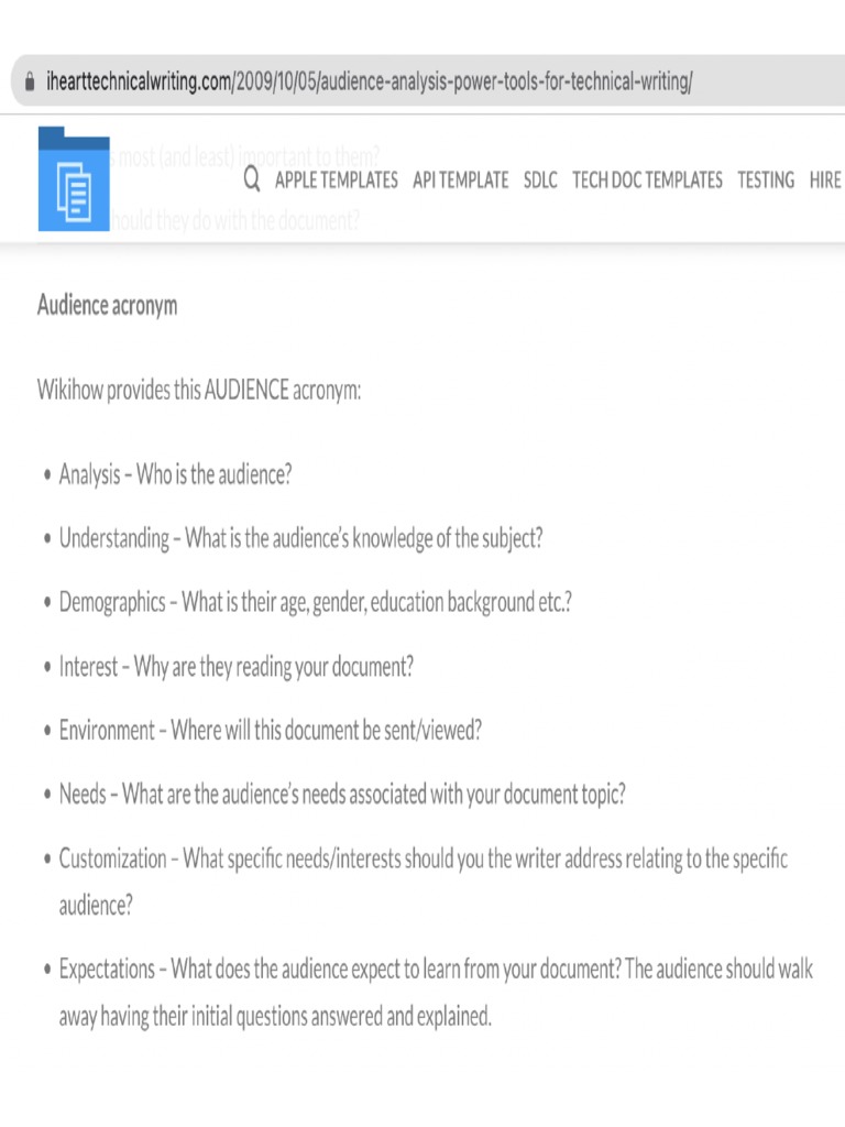 9. Audience Acronym | PDF