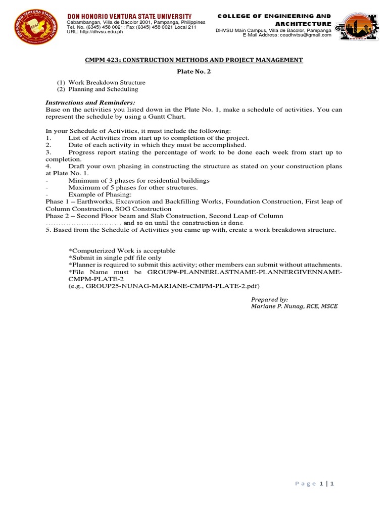 Plate No. 2 - CMPM | PDF