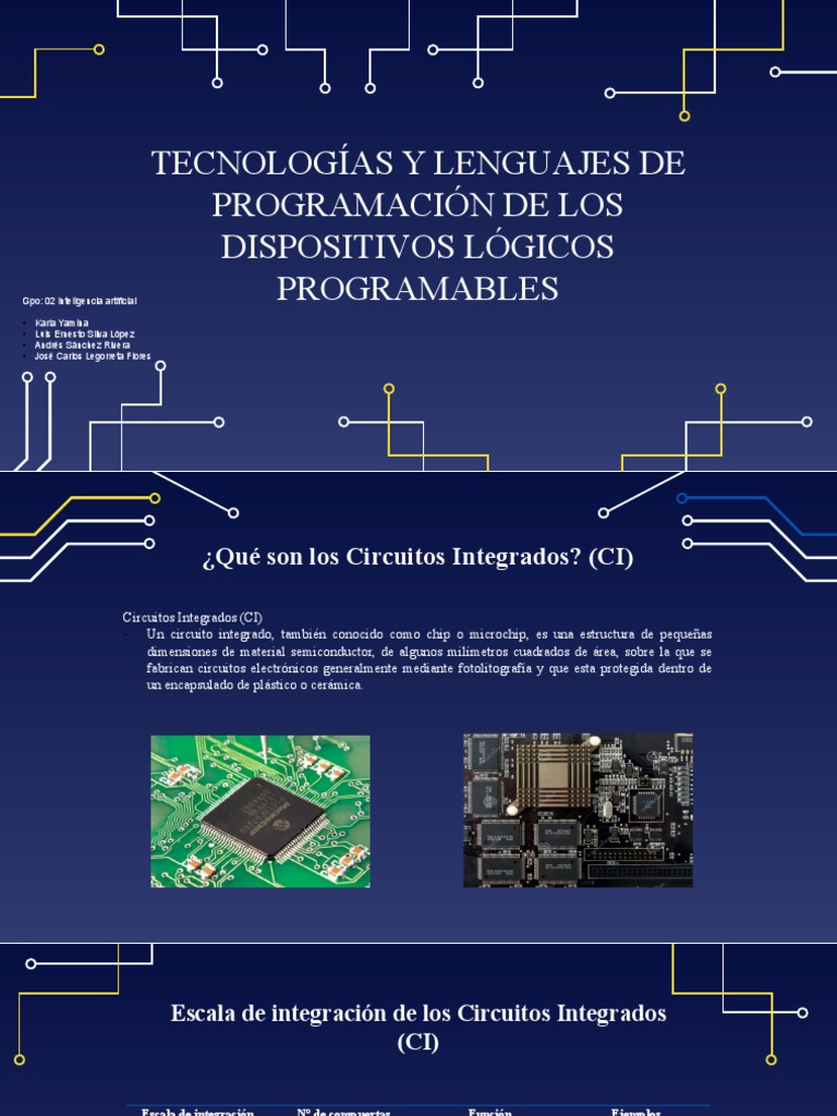 Tecnologías y Lenguajes de Programación de Los Dispositivos Lógicos Programables | PDF ...