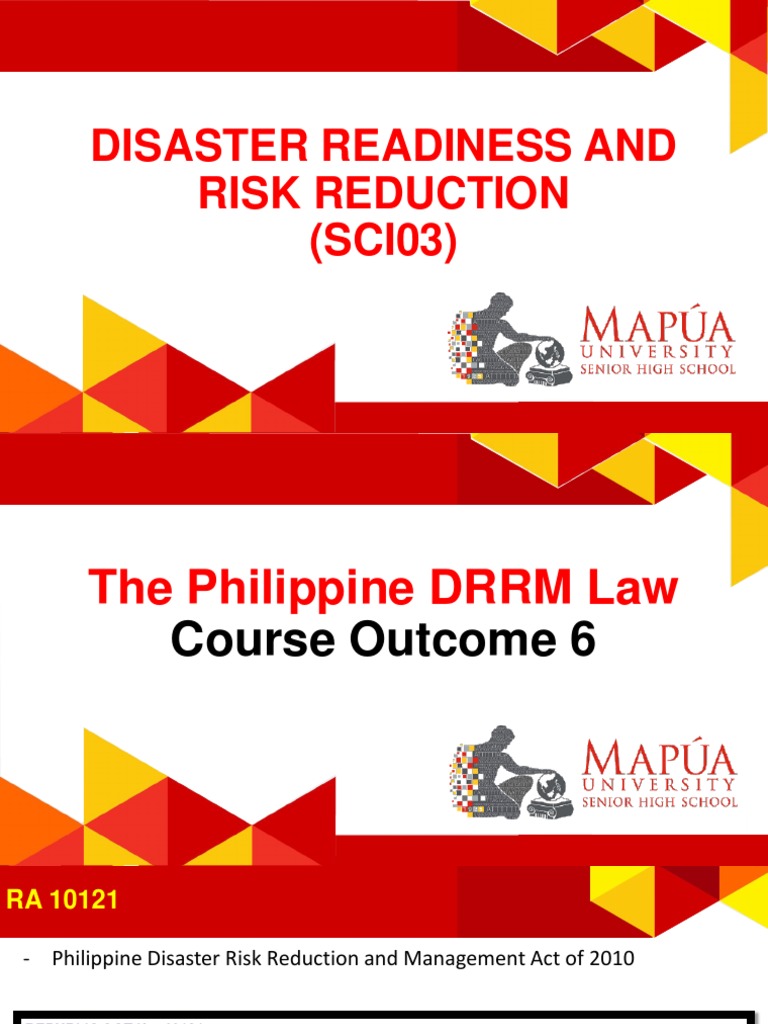 Philippine DRRM Law Overview | PDF | Emergency Management | Disaster ...