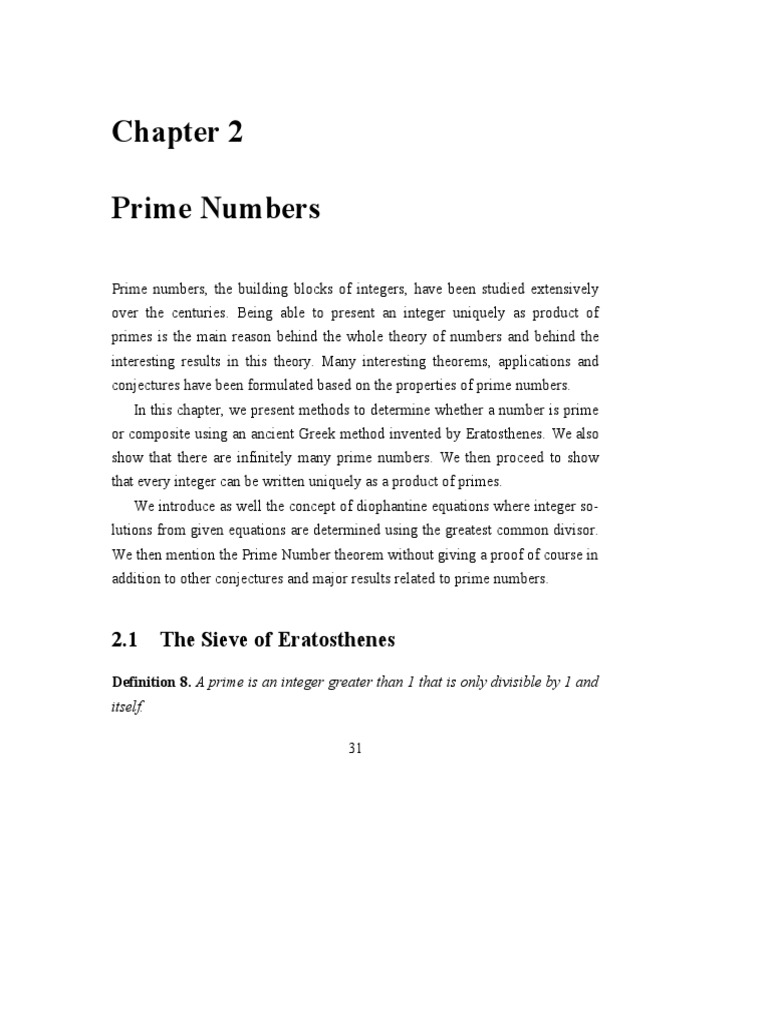 Bab 2 Bilangan Prima | PDF | Prime Number | Numbers