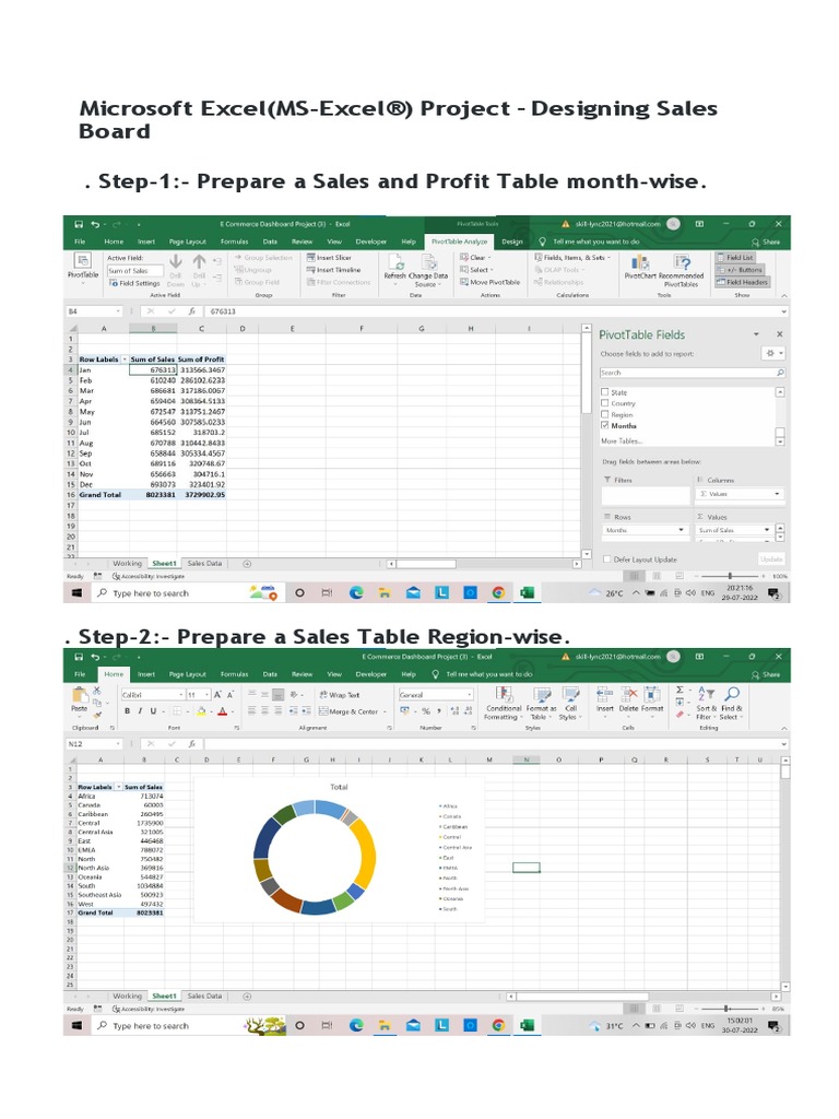 Mohhammad Rashid Project-Excel | PDF