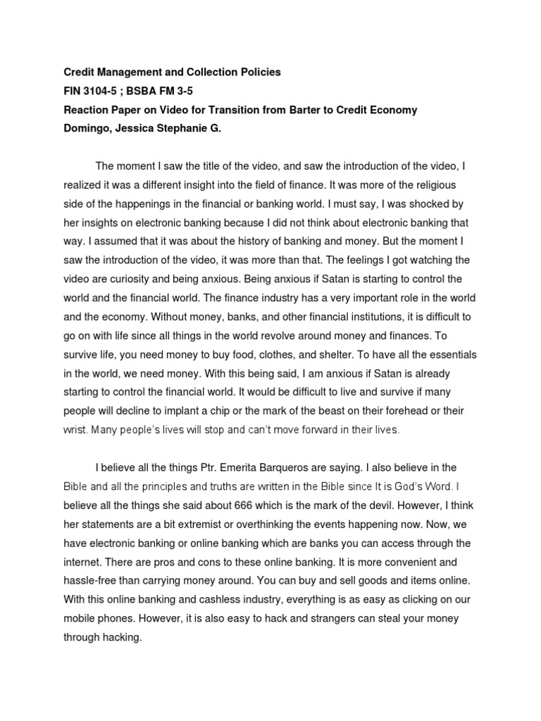 Finance and Faith: A Personal Reflection | PDF | Money | Online Banking