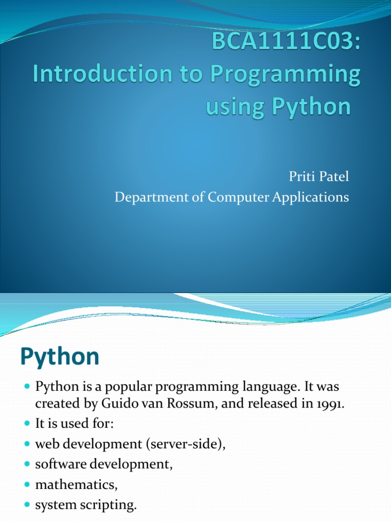 Python Book Pdf Control Flow Parameter Computer Programming