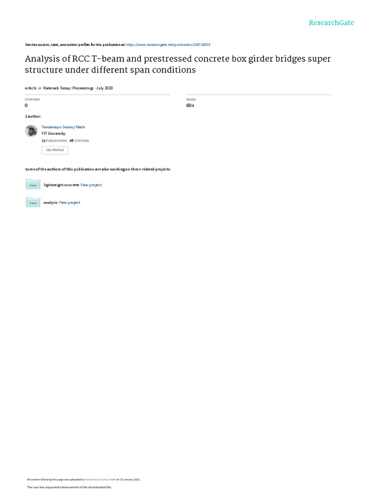 Bridge Design Example | PDF | Bridge | Bending