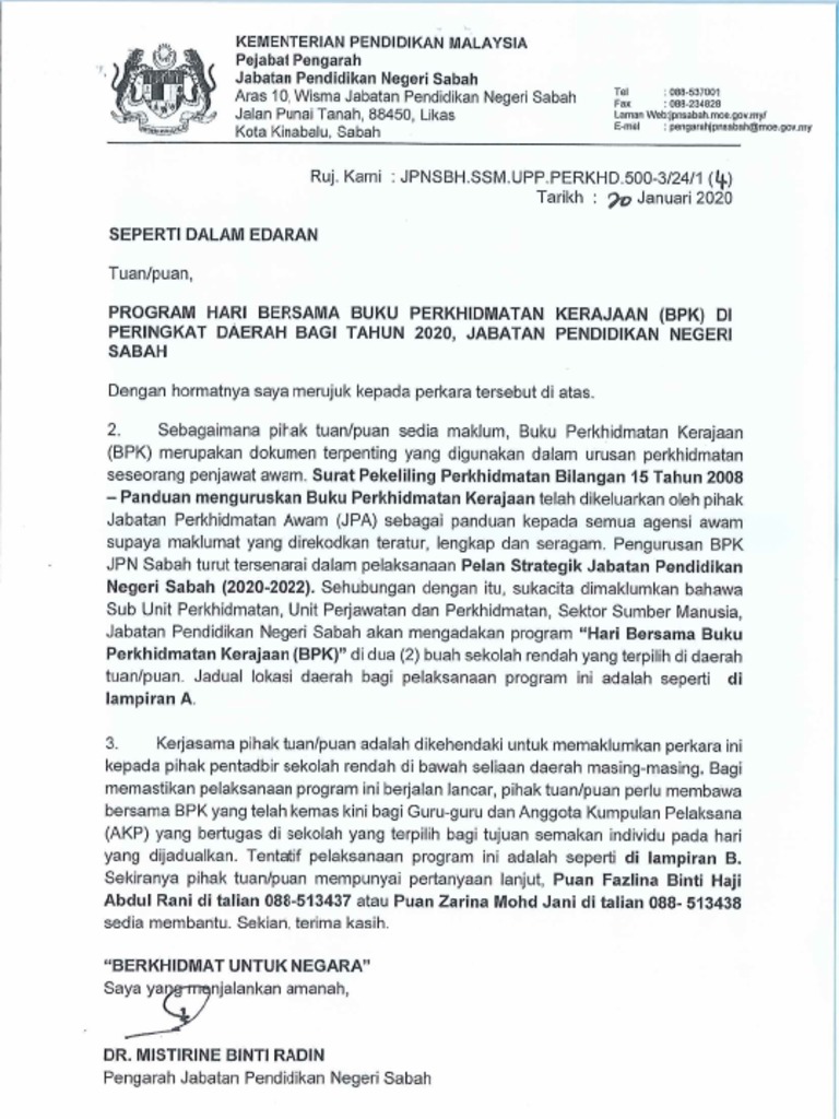 Hari Semakan BPK | PDF