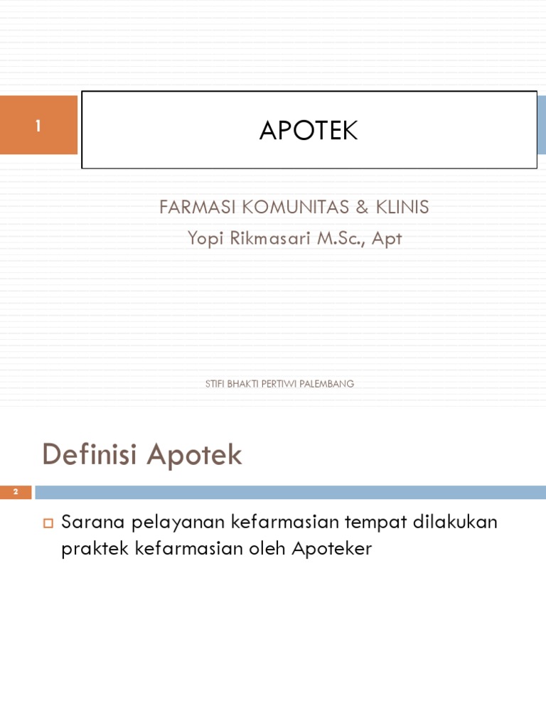 Apotek | PDF