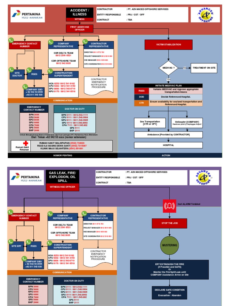 Aos Erp Generic Flowchart Pdf Safety Emergency Management