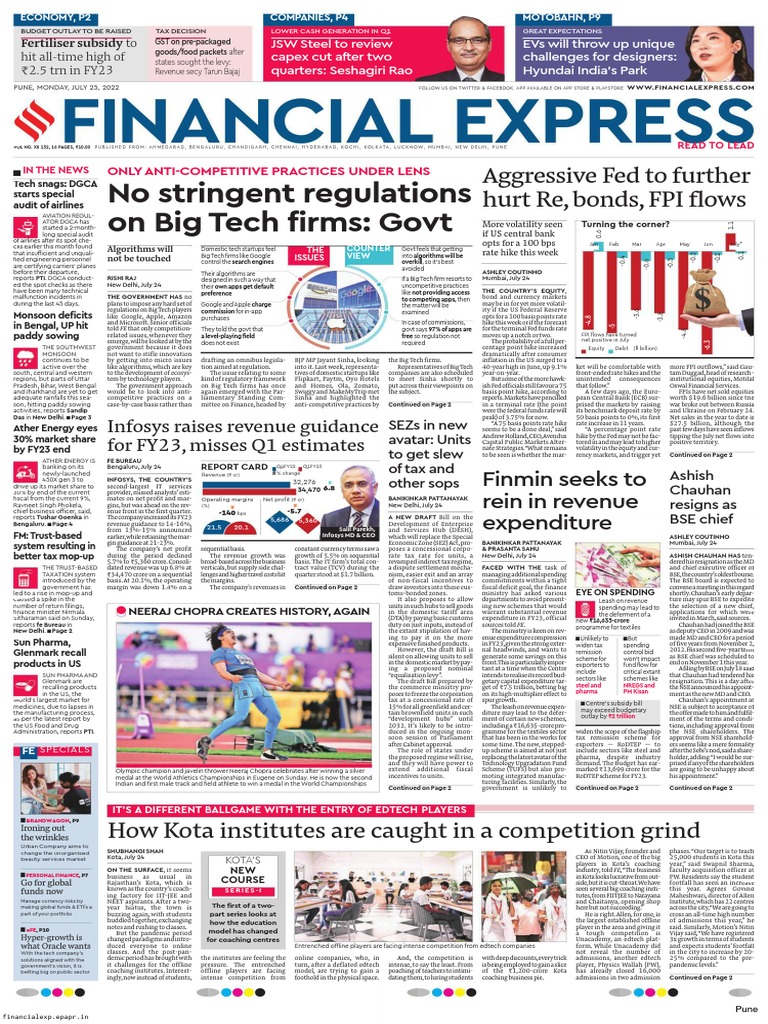 Financial Express Greencraft Labs | PDF