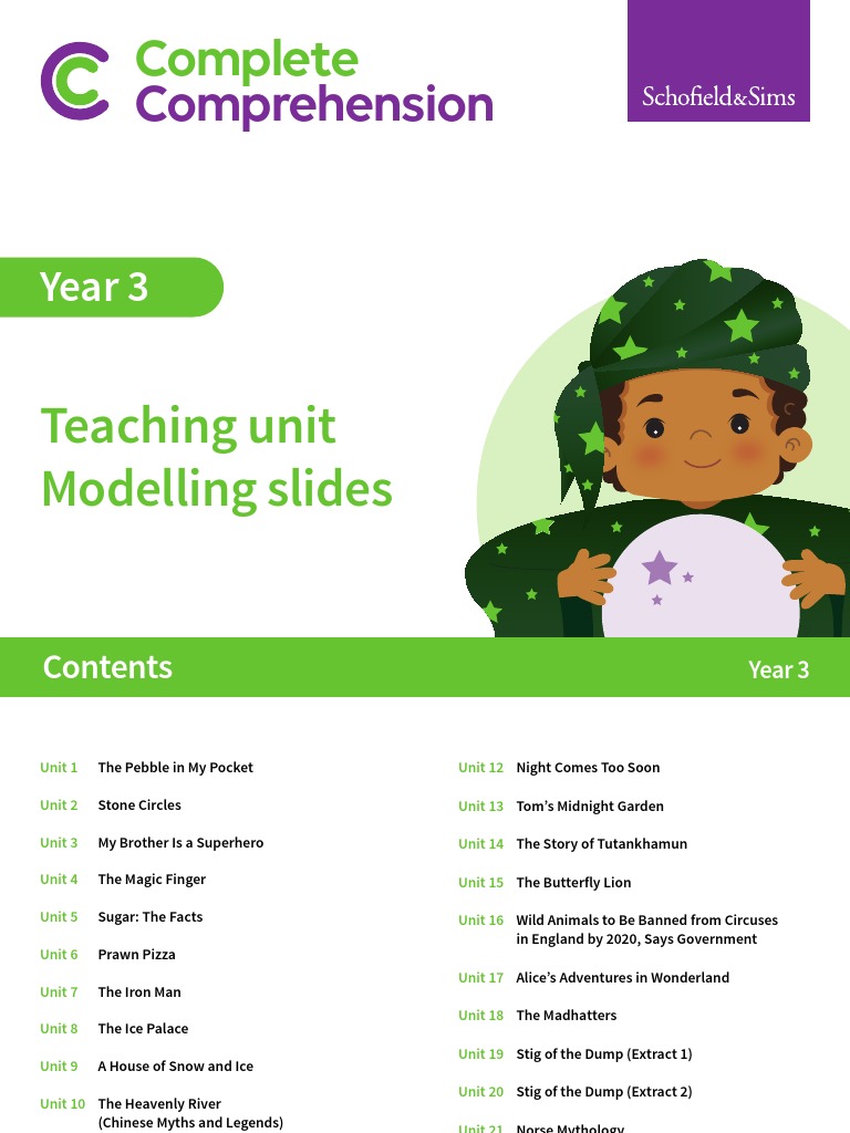 Complete Comprehension Year 3 Modelling Slides | PDF | Sugar | Diet ...