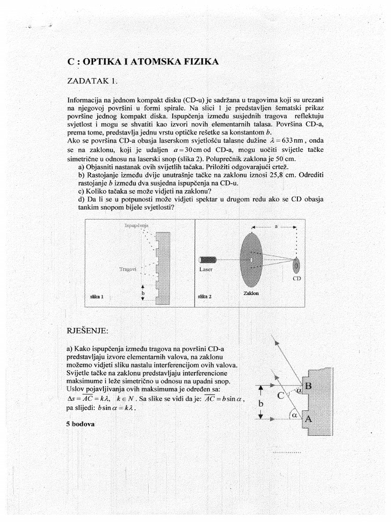 Optika I Atomska Fizika | PDF