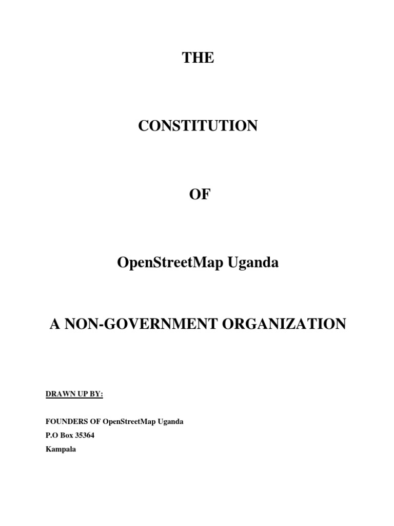 OSM Uganda-Constitution 2017 | PDF | Board Of Directors | Quorum