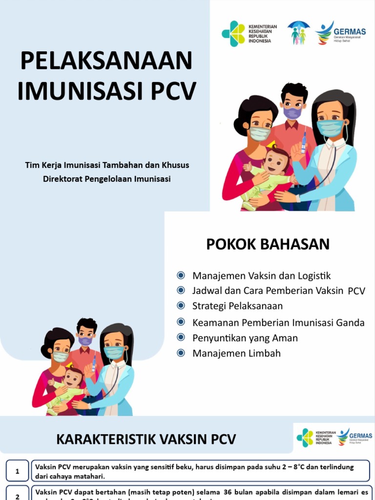 Panduan Imunisasi Vaksin PCV 2023 | PDF