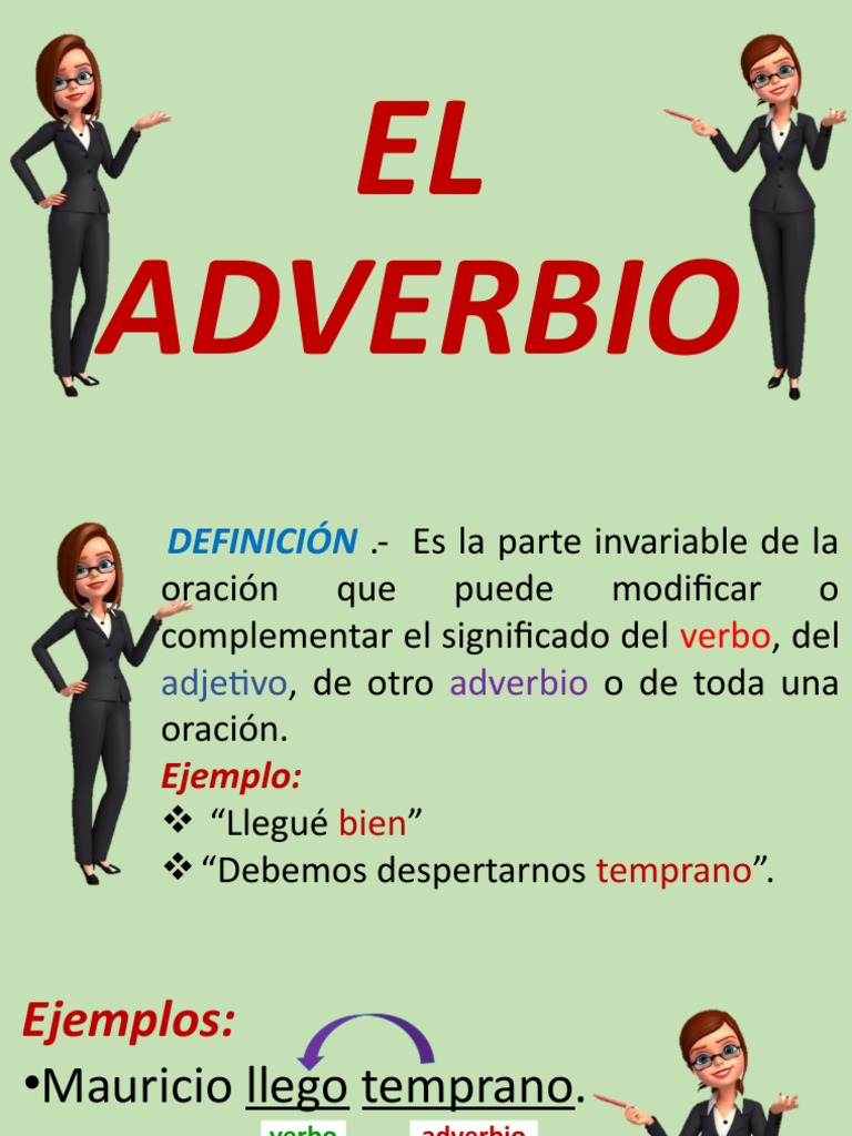 Adverbio | PDF | Adverbio | Verbo