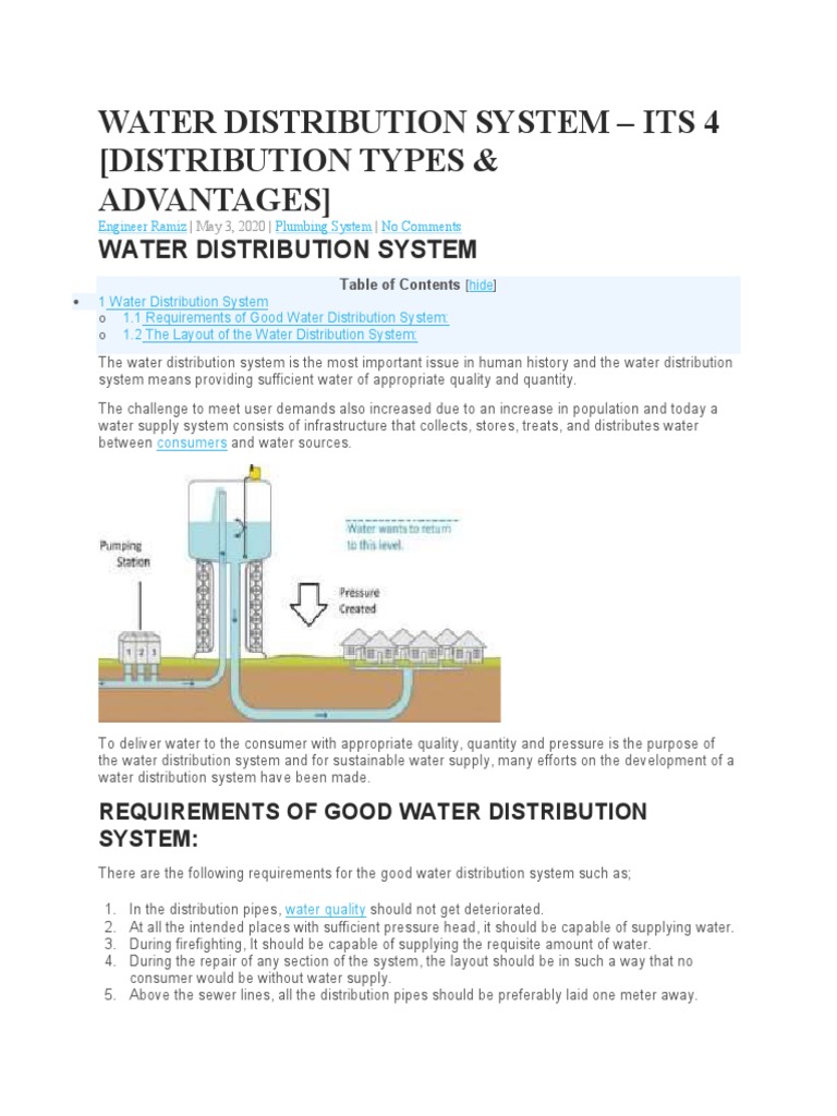 Water Distribution Systems Guide | PDF | Water Supply | Mechanical ...