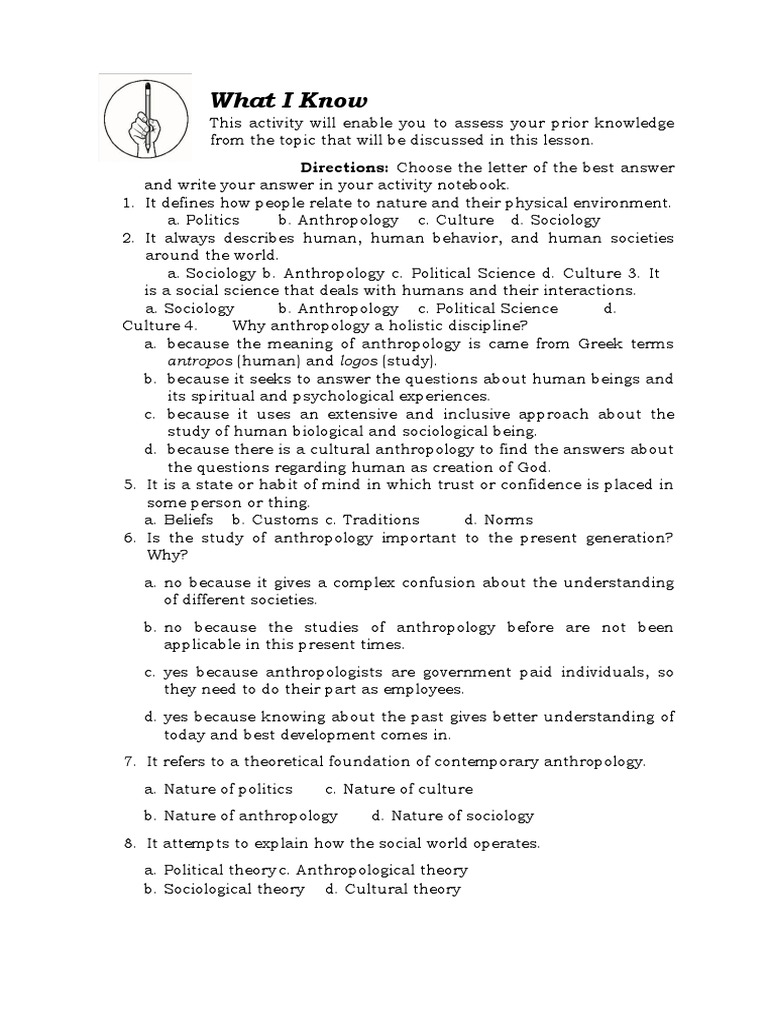 Activity 2 UCSP | PDF | Anthropology | Sociology