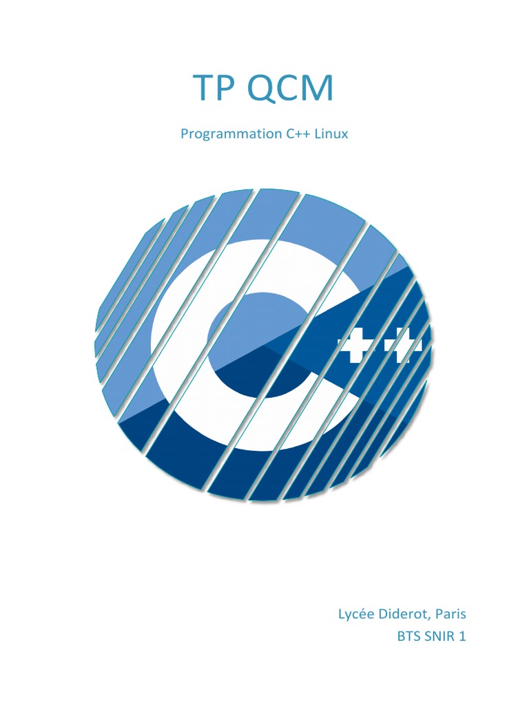 TP01 QCM | PDF | Compilateur | Code source
