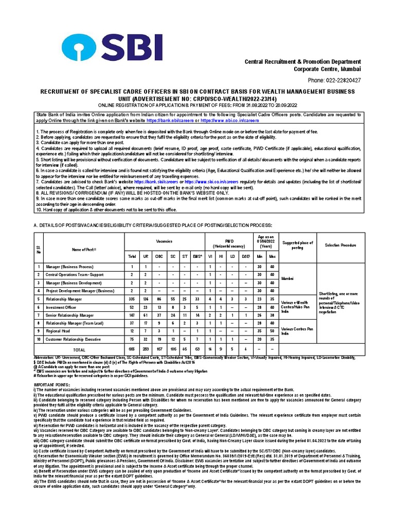 Sbi 3 | PDF | Wealth Management | Investing