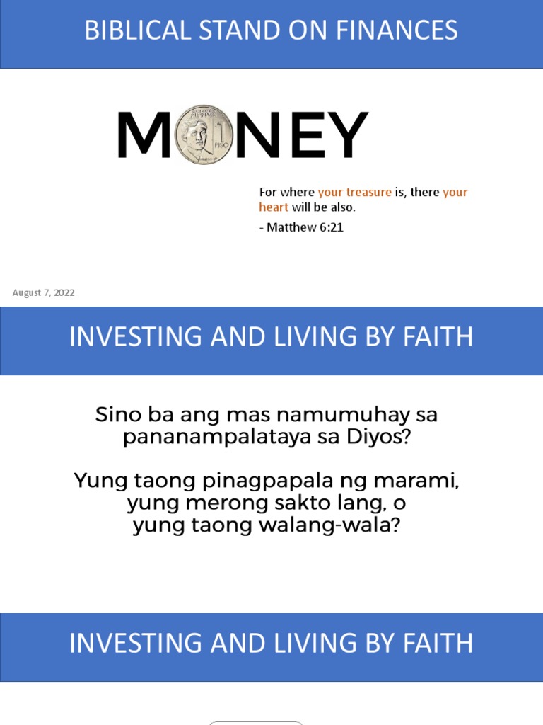 Biblical Perspective On Investment | PDF